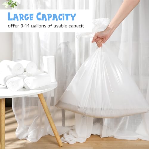 Yeaqee 200 Pcs Waste Drawer Liners Compatible with Litter-Robot Models, 9-11 Gallons Liner Bags Replacement Liner Bags Cat Litter Bags Compatible with Litter-Robot 3 and 4 for Cat Odors