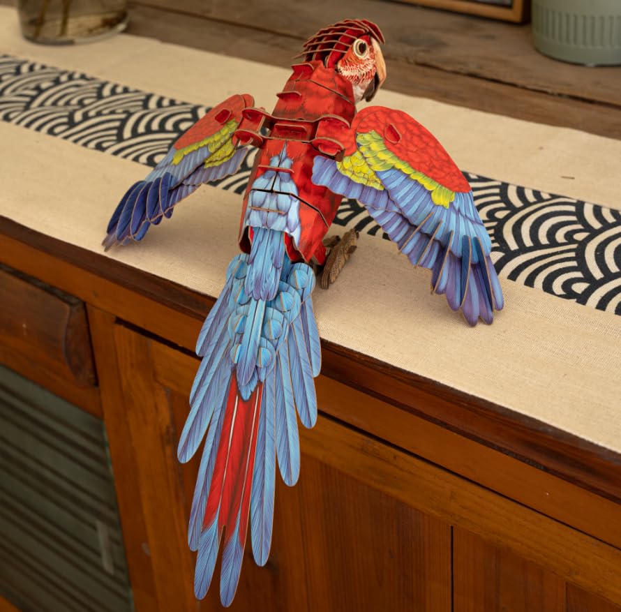 STEM Kit Educational Toys,Macaw Model Kits, 3D Puzzles Gift for Kids Boys Girls Aged 7+, 170 pcs