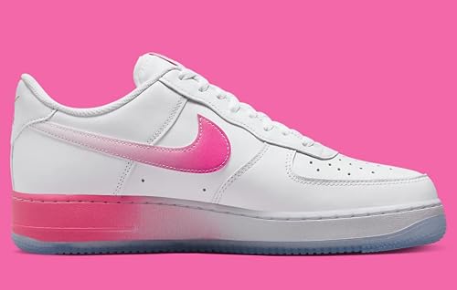 Nike Men's Air Force 1 07 PRM White/Lotus Pink-Yellow Gold (FD0778 100) - 11