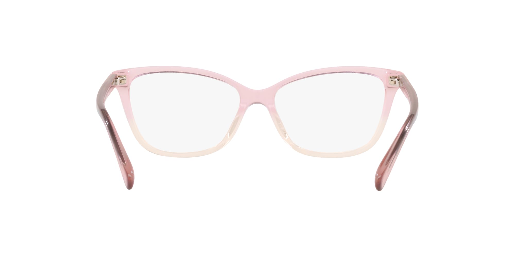 Coach HC6206U Universal Fit Prescription Eyewear Frames, Transparent Pink Gradient/Demo Lens, 52 mm