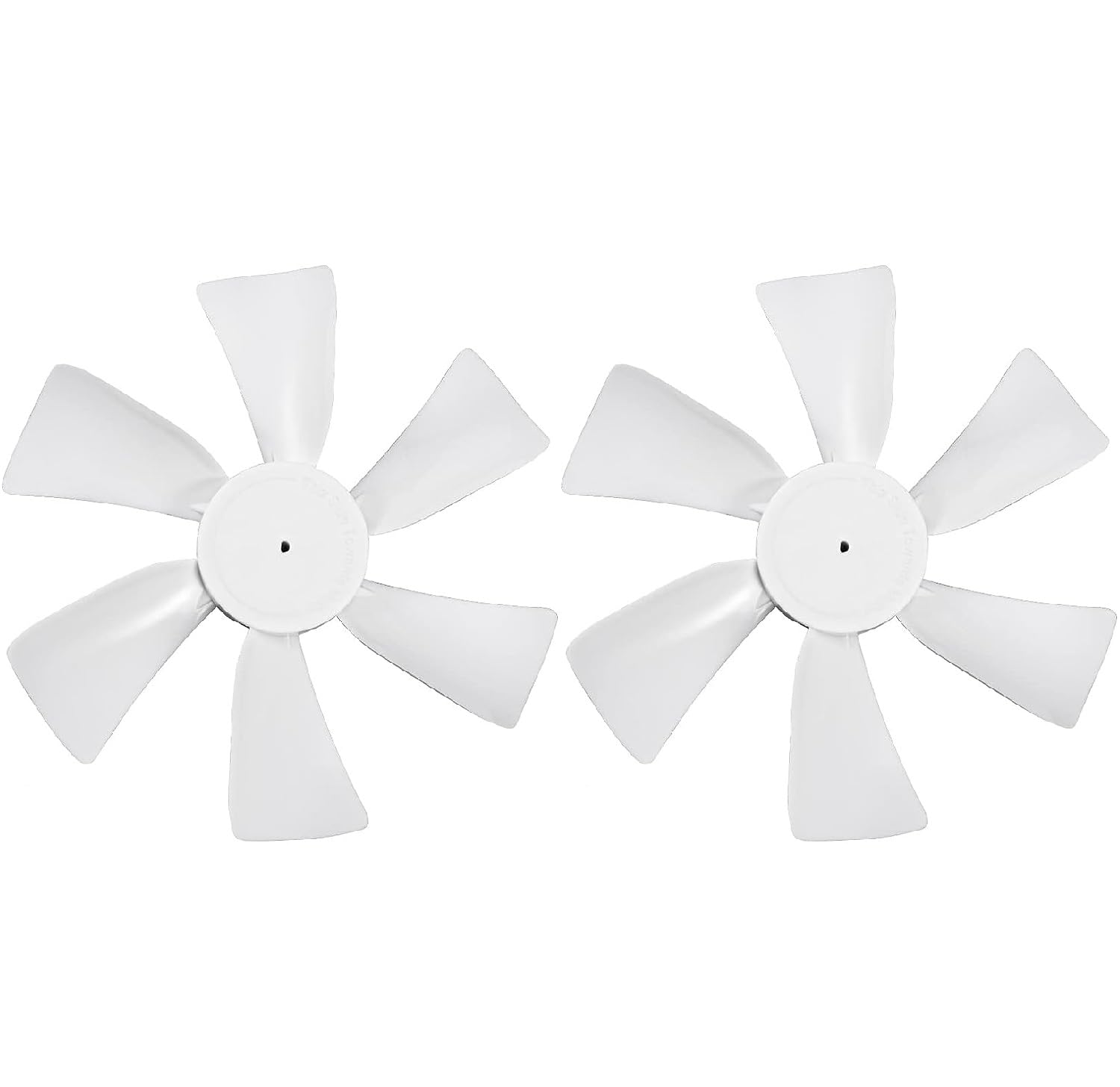 SVNR 6" RV Vent Fan, 2 Pack RV Bathroom Vent Fan Blades Replacement for RV Fan, Fits for Heng's, Elixir, Ventline, Jensen roof Vents, Range Hoods or Any 12 Volt Motor with a 0.094-inch D-Shaped Shaft