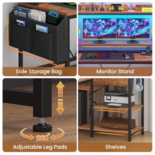 SEDETA Corner Gaming Desk