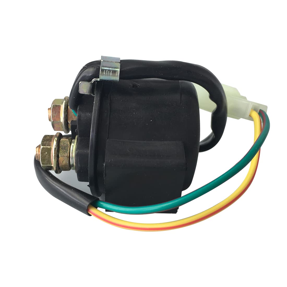 Cylinman Starter Solenoid Relay with Starter Fit for Chinese 110cc 125cc 150cc 200cc 250cc ATV Quad Bikes for GY6 50cc 150cc 200cc 250cc Scooter ATV Moped Go Karts Quad 4 Wheelers