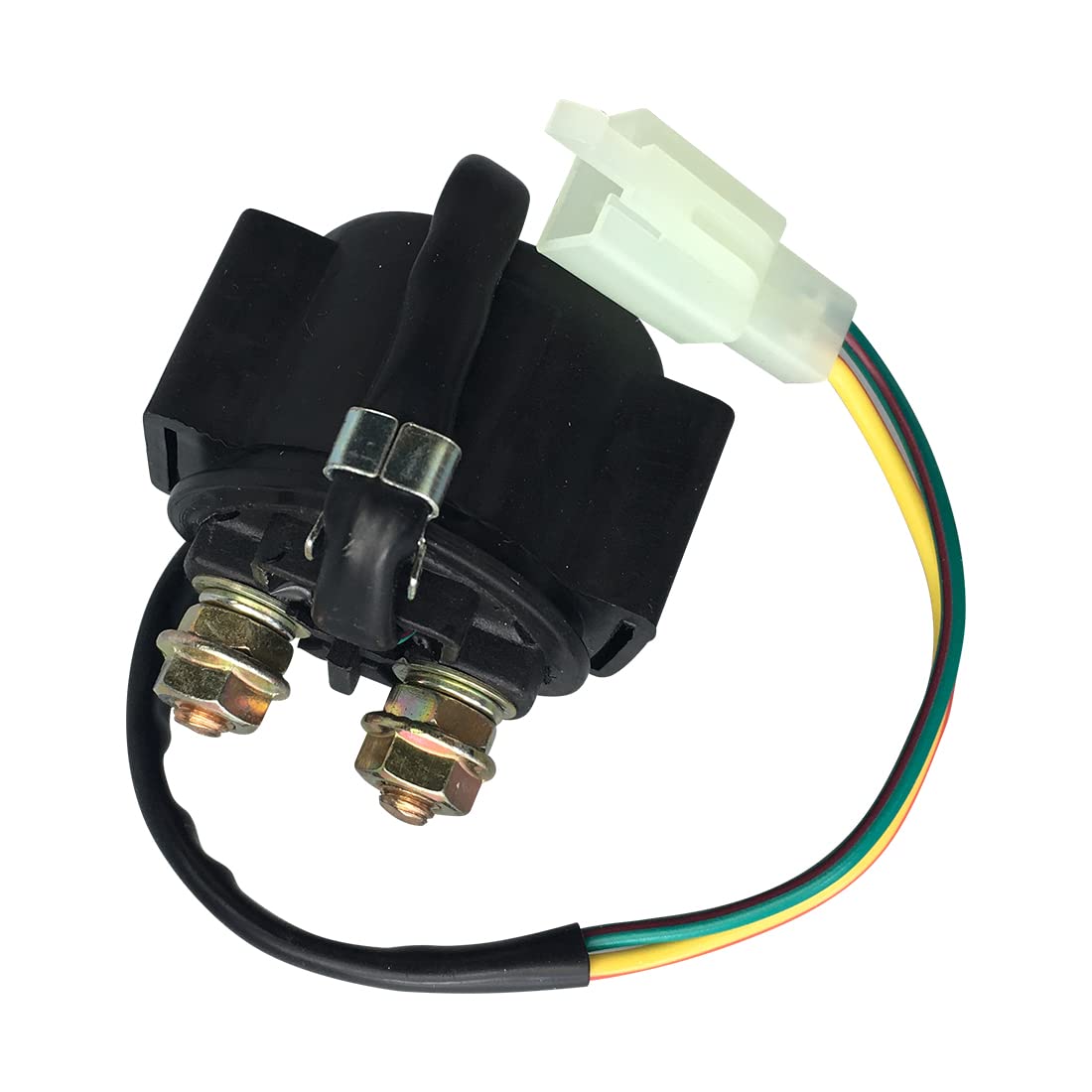 Cylinman Starter Solenoid Relay with Starter Fit for Chinese 110cc 125cc 150cc 200cc 250cc ATV Quad Bikes for GY6 50cc 150cc 200cc 250cc Scooter ATV Moped Go Karts Quad 4 Wheelers