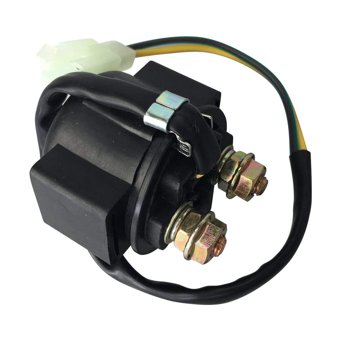 Cylinman Starter Solenoid Relay with Starter Fit for Chinese 110cc 125cc 150cc 200cc 250cc ATV Quad Bikes for GY6 50cc 150cc 200cc 250cc Scooter ATV Moped Go Karts Quad 4 Wheelers