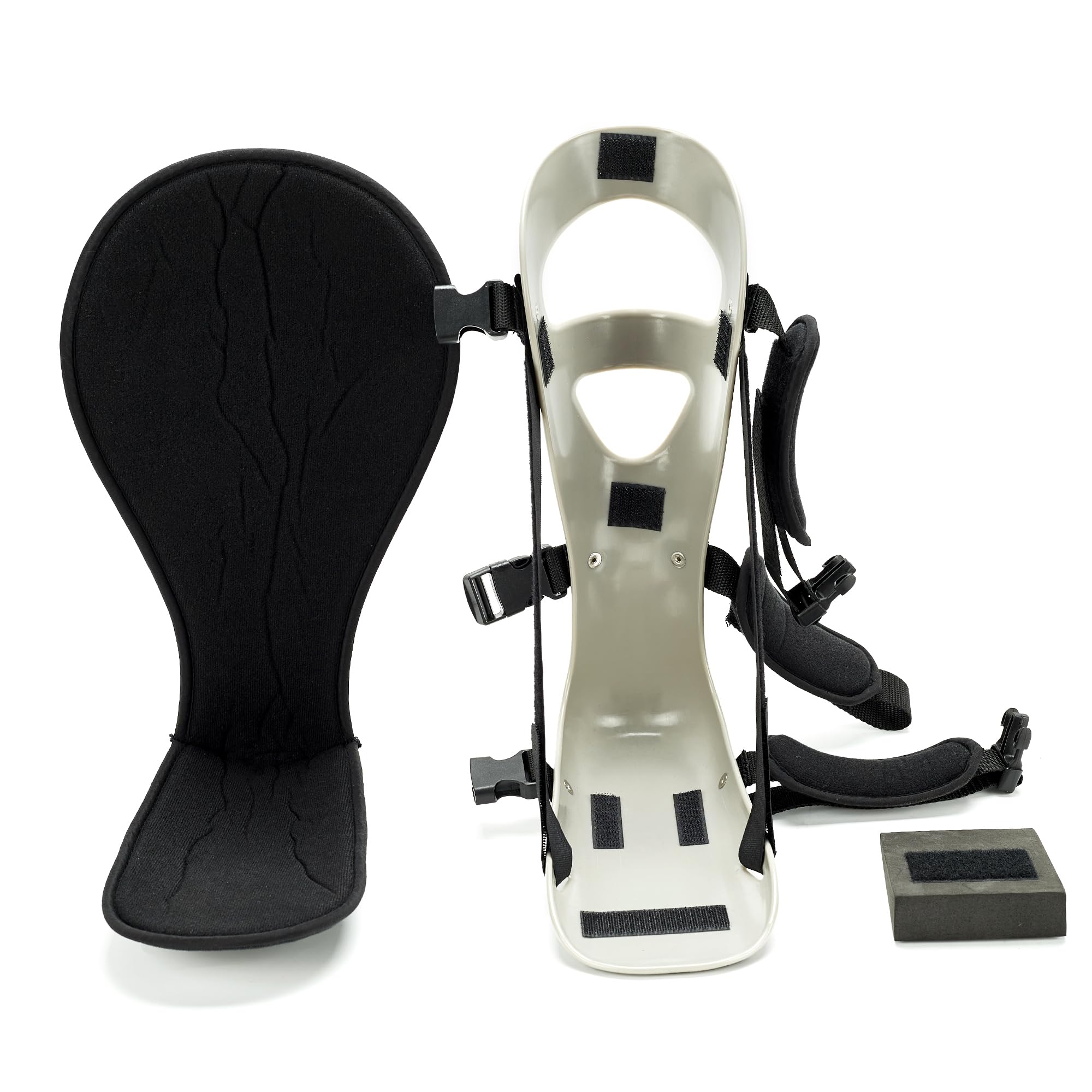 Plantar Fascitis Night Splint Adjustable Leg Support Brace for Fascia, Tendon and Calf Stretching, Heel and Bone Spur, Arch Pain Treatment Fit Right or Left Foot, Grey, Small