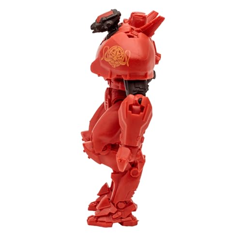 Pacific Rim McFarlane Toys Crimson Typhoon (Jaeger) 4" Scale Figure Playset with Comic