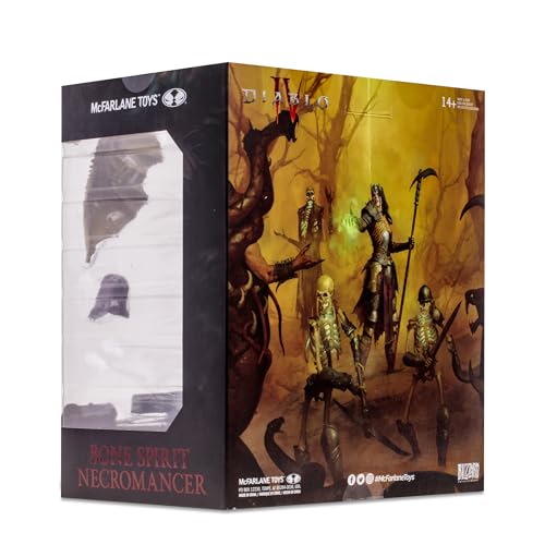 McFarlane Toys - Diablo IV Bone Spirit Necromancer (Common) 1:12 Scale Posed Figure