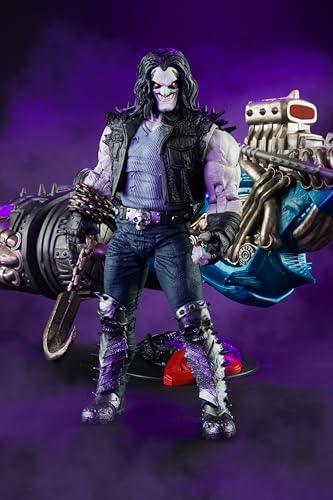 McFarlane Toys - DC Multiverse Lobo & Spacehog (Justice League of America) - 7in Scale Action Figure with Vehicle, Gold Label, Amazon Exclusive