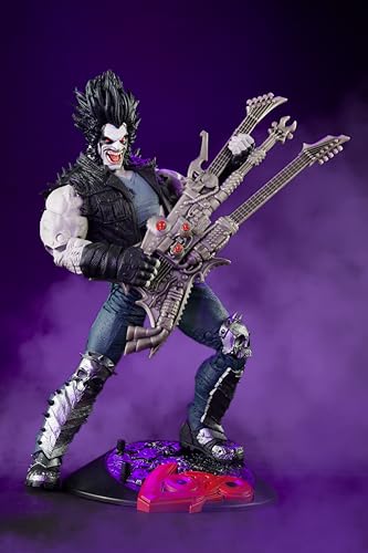McFarlane Toys - DC Multiverse Lobo & Spacehog (Justice League of America) - 7in Scale Action Figure with Vehicle, Gold Label, Amazon Exclusive