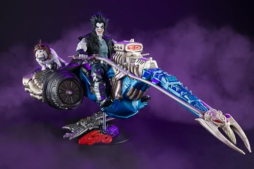 McFarlane Toys - DC Multiverse Lobo & Spacehog (Justice League of America) - 7in Scale Action Figure with Vehicle, Gold Label, Amazon Exclusive