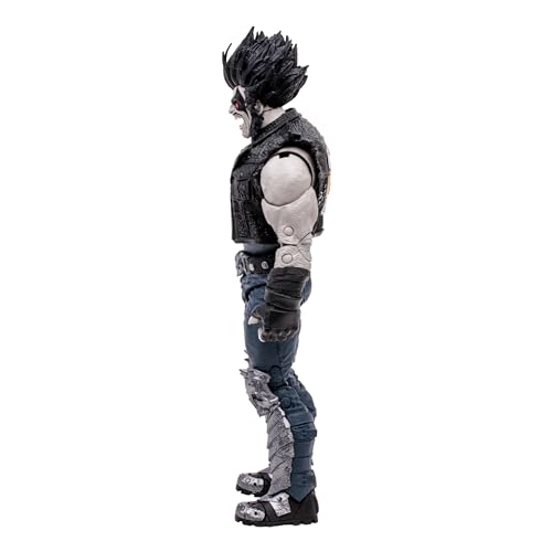 McFarlane Toys - DC Multiverse Lobo & Spacehog (Justice League of America) - 7in Scale Action Figure with Vehicle, Gold Label, Amazon Exclusive