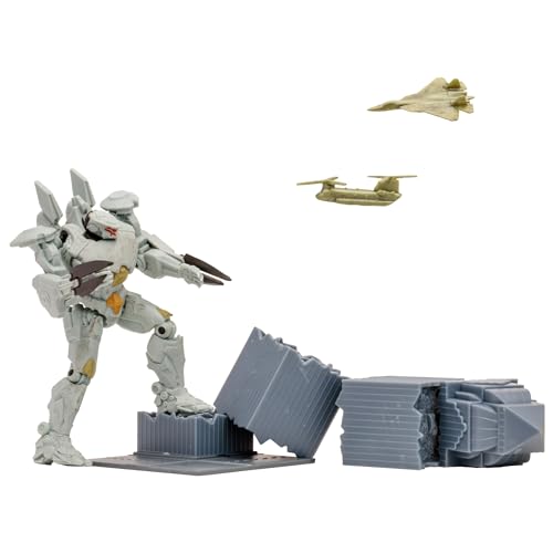 Pacific Rim McFarlane Toys Striker Eureka (Jaeger) 4" Scale Figure Playset with Comic
