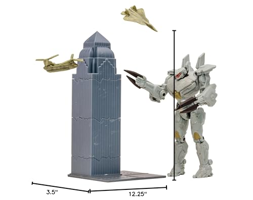Pacific Rim McFarlane Toys Striker Eureka (Jaeger) 4" Scale Figure Playset with Comic