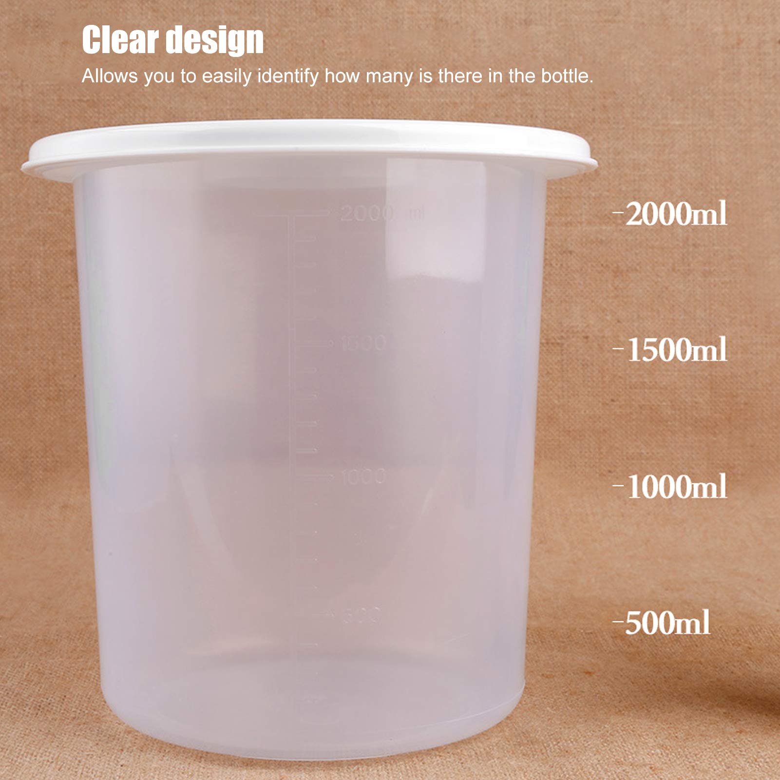 Transparent Shaved Ice Mold Cups Reusable Ice Bucket Ice Cups Plastic Shaved Ice Molds With Labeled Popsicle Molds Shaved Ice Containers For Ice Bucket Models With Lids