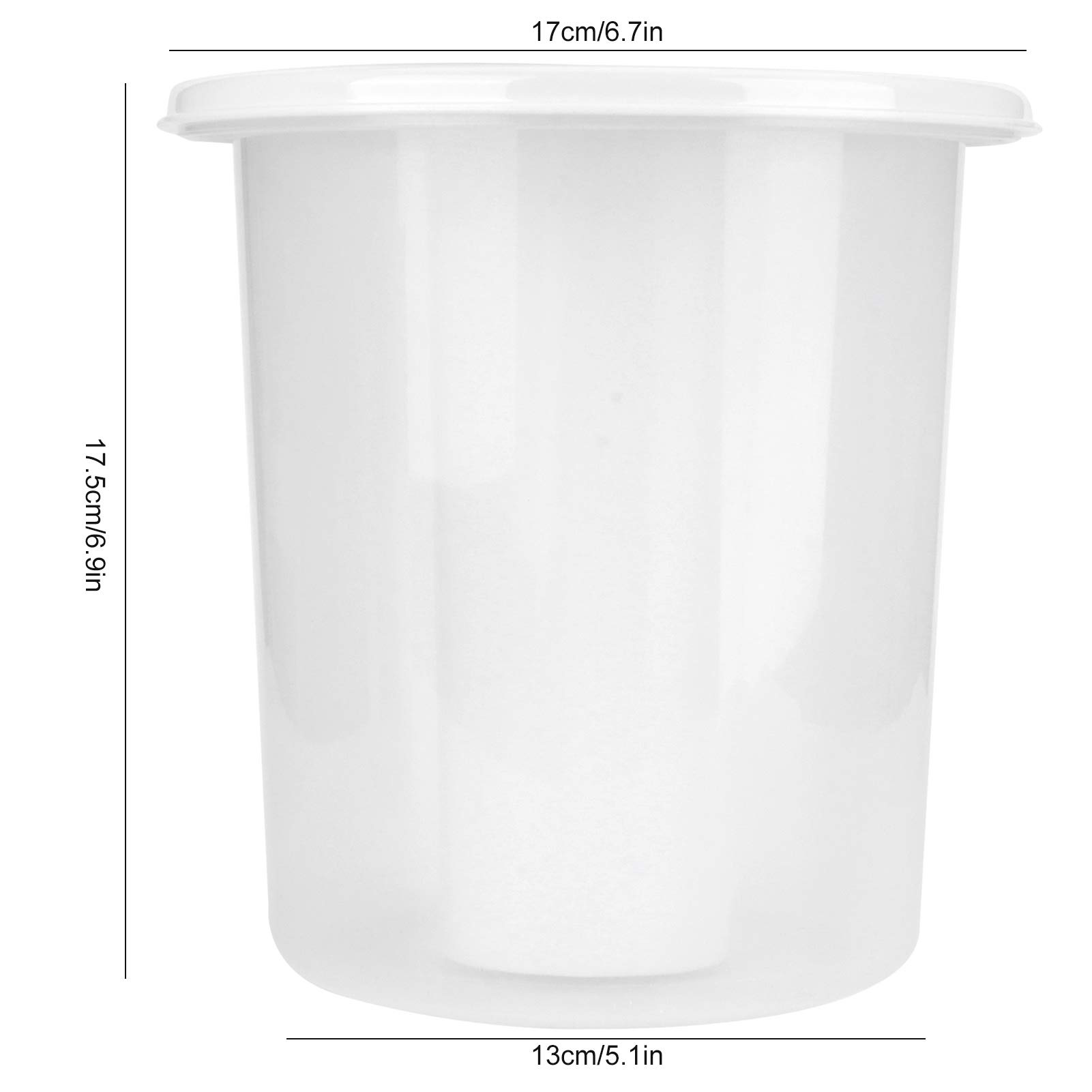 Transparent Shaved Ice Mold Cups Reusable Ice Bucket Ice Cups Plastic Shaved Ice Molds With Labeled Popsicle Molds Shaved Ice Containers For Ice Bucket Models With Lids
