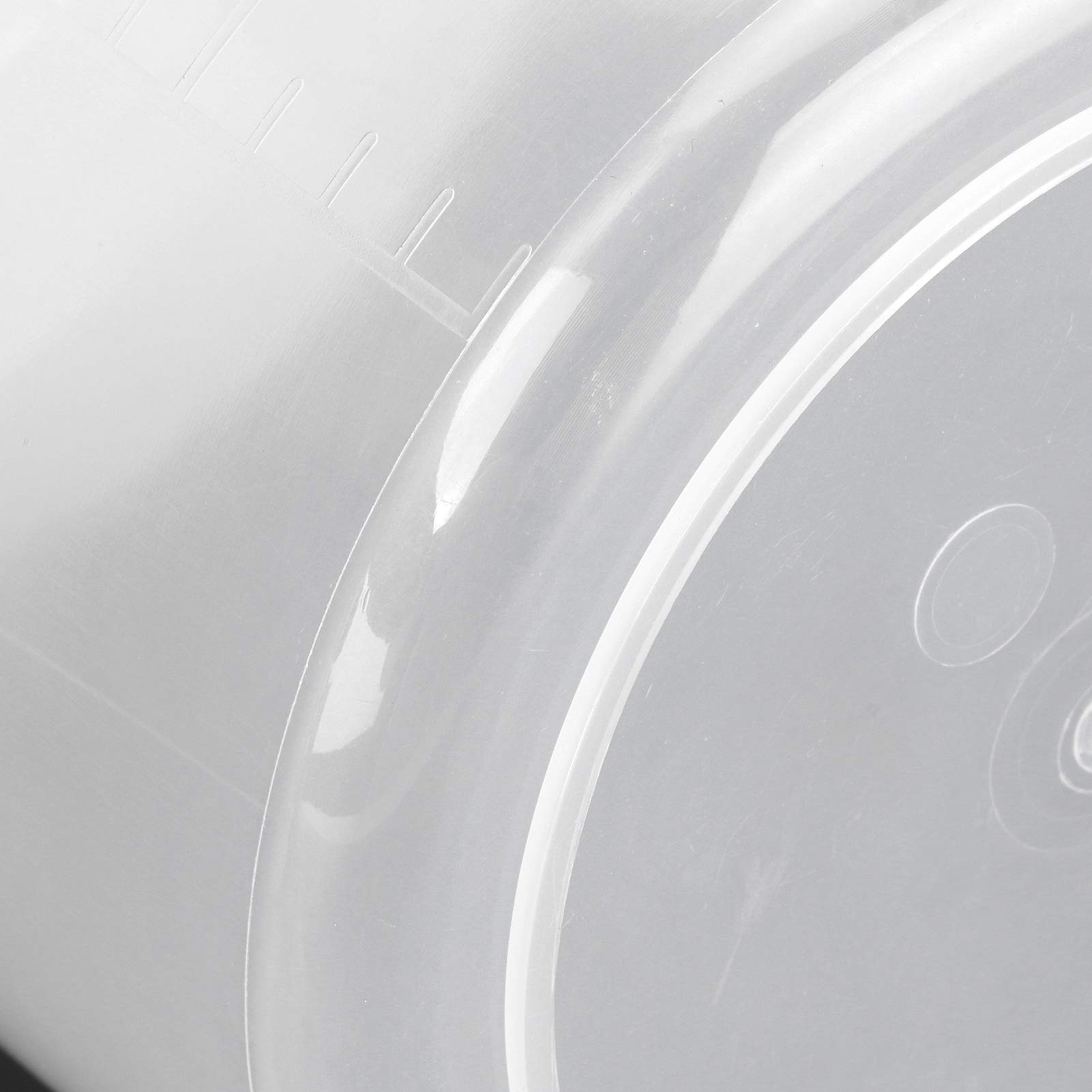 Transparent Shaved Ice Mold Cups Reusable Ice Bucket Ice Cups Plastic Shaved Ice Molds With Labeled Popsicle Molds Shaved Ice Containers For Ice Bucket Models With Lids