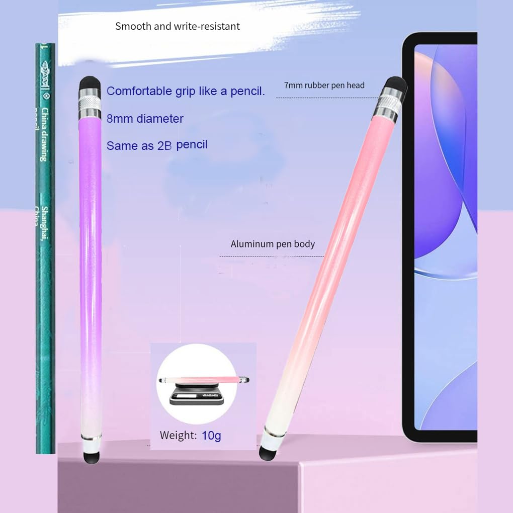 Stylus Pen for Touch Screens(5pack),10 Replaceable Tips High Precision & Sensitivity Capacitive Pens 2 in 1 for iPad iPhone Android Tablets and All Universal Touchscreen Devices