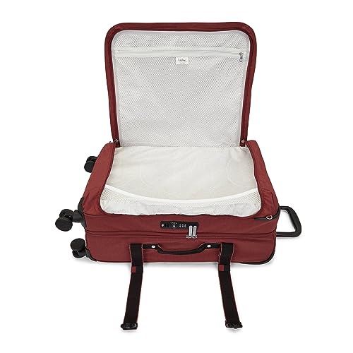 Kipling Women's Spontaneous Medium 4 Wheel LuGGage Flaring Rust