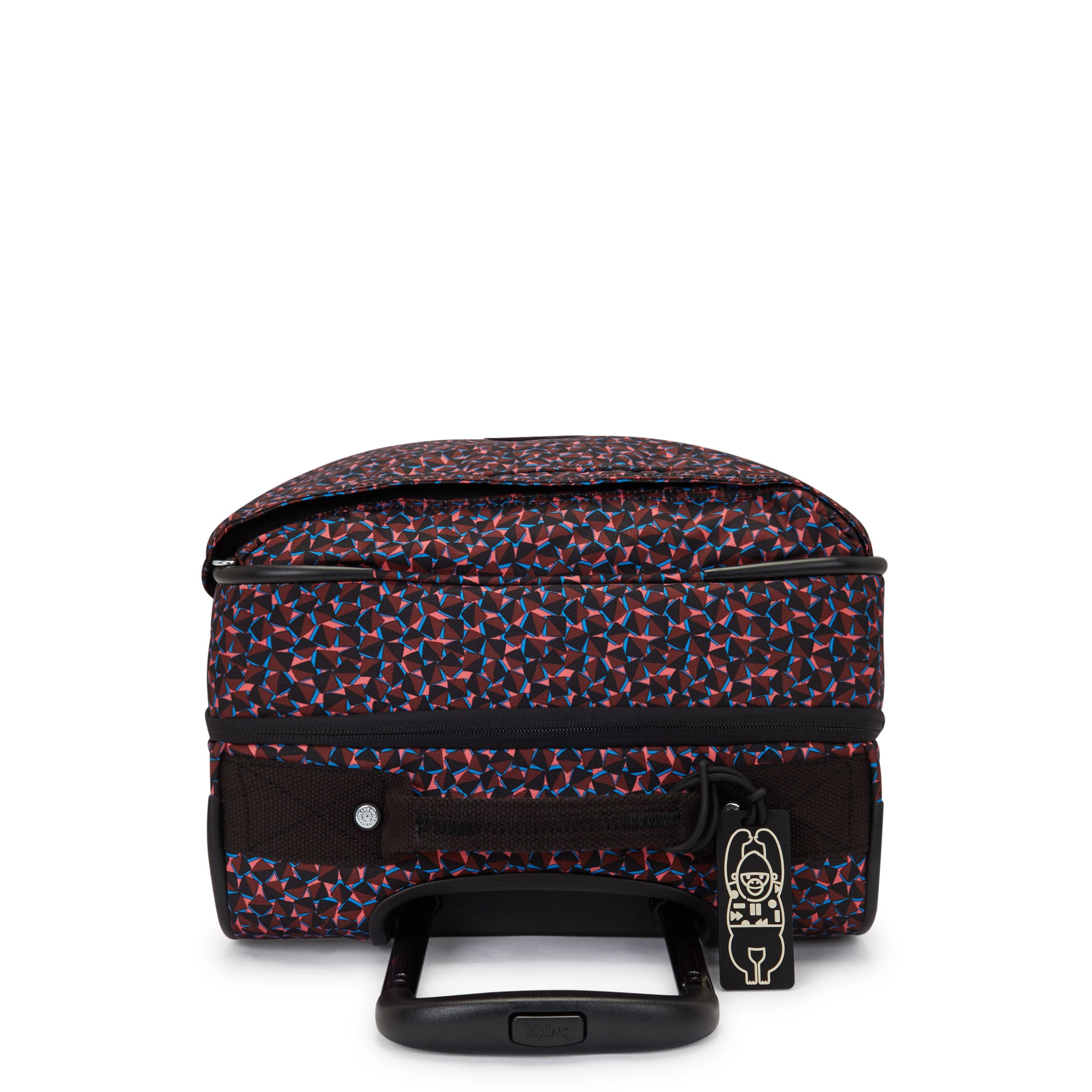 Kipling Women's Spontaneous Small 4 Wheel LuGGage Happy Squares Print