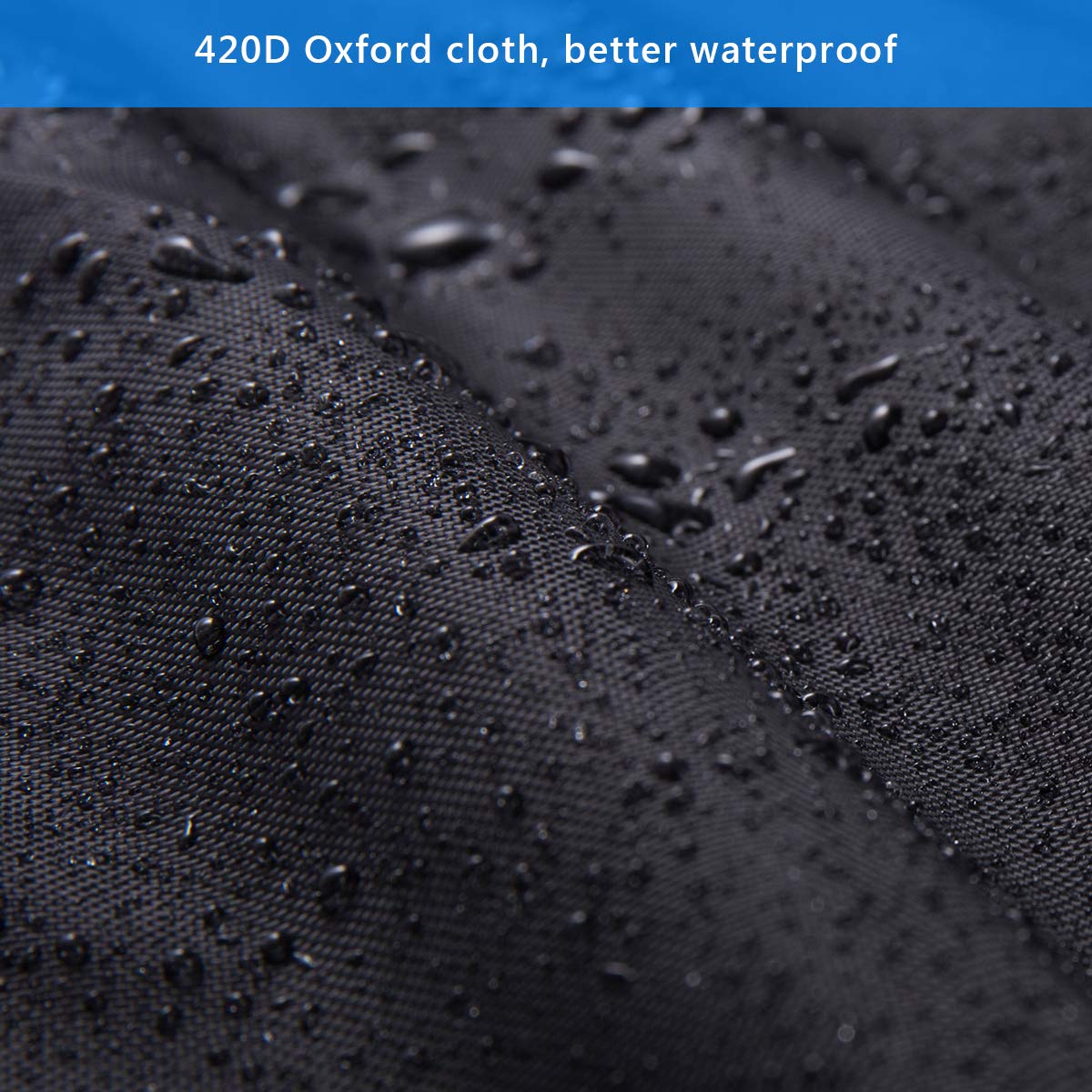 Turbine Vent Cover 2 Pack, Luxiv Roof Ventilator Cover Heavy Duty Turbine Ventilator Protector Shield Waterproof 420D Oxford Cloth Black (20D x 20W)