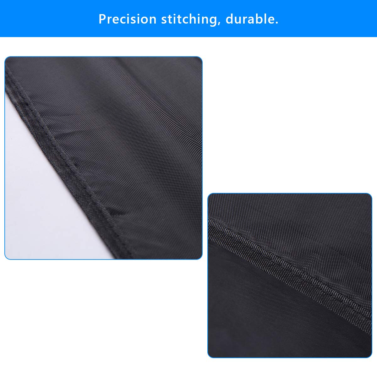 Turbine Vent Cover 2 Pack, Luxiv Roof Ventilator Cover Heavy Duty Turbine Ventilator Protector Shield Waterproof 420D Oxford Cloth Black (20D x 20W)