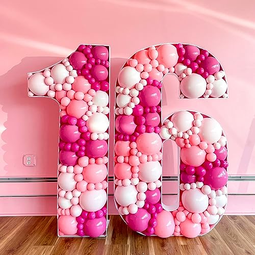 132pcs 5inch Hot Pink Balloons, Small Latex Balloons for Birthday Party Baby Shower Wedding Bride Decorations