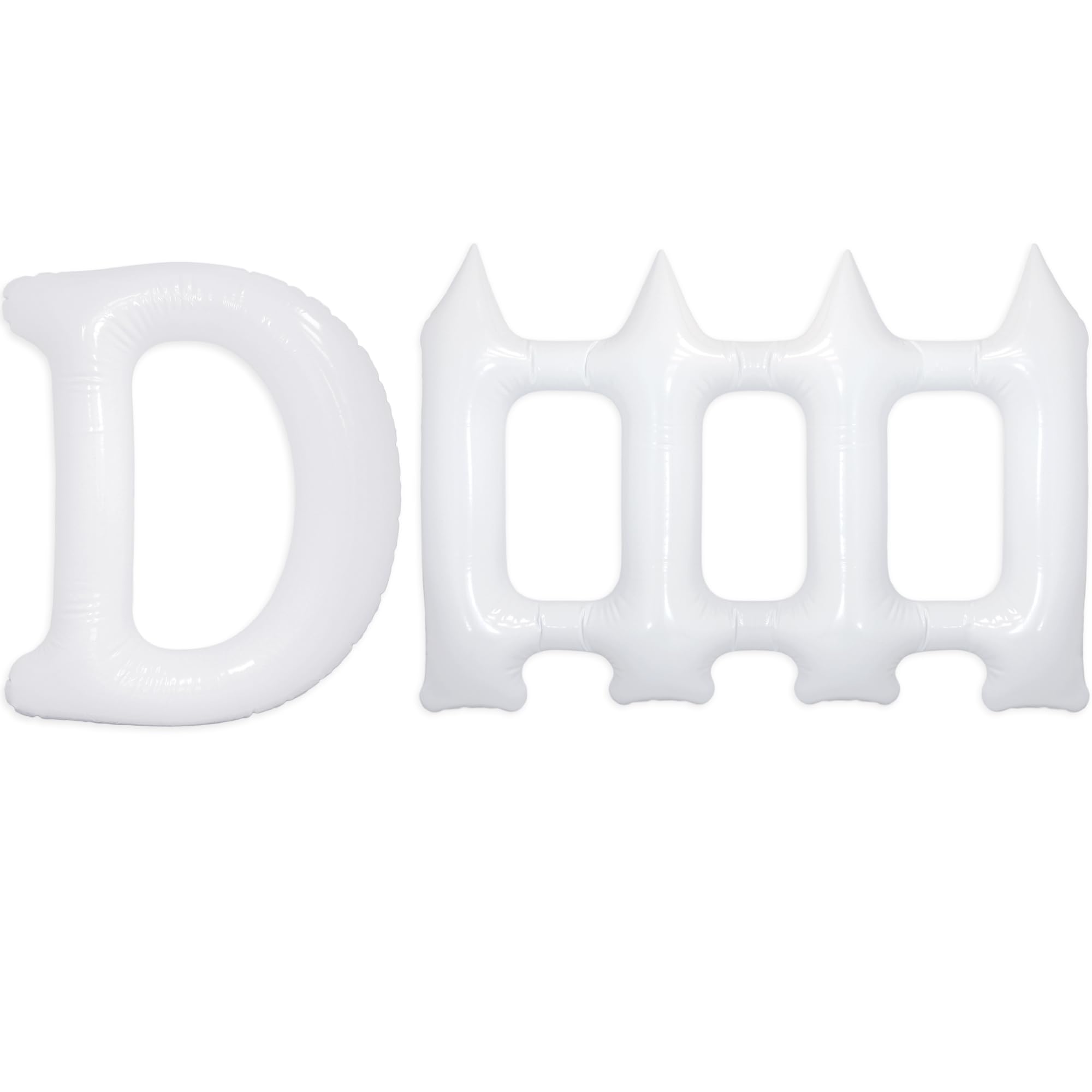 Defense Sign 2 pcs D + Fence | Defense Sports Sign | Football D Fense, Basketball D Fense | Baseball D Fense, Inflatable D-Fence sign| Sports Party Decoration | Defense Gameday Decoration | BASHOUT