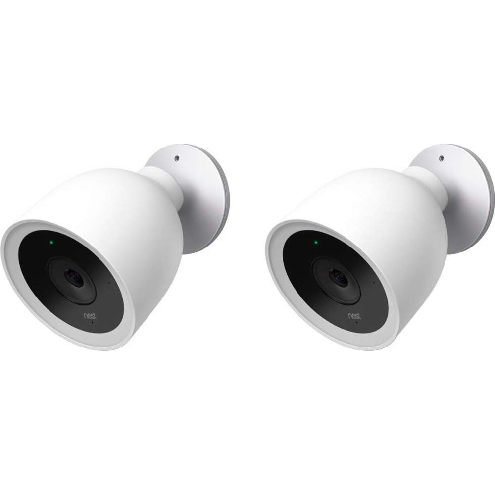 Nest Cam IQ Outdoor Security Camera- 2 pk (Renewed)