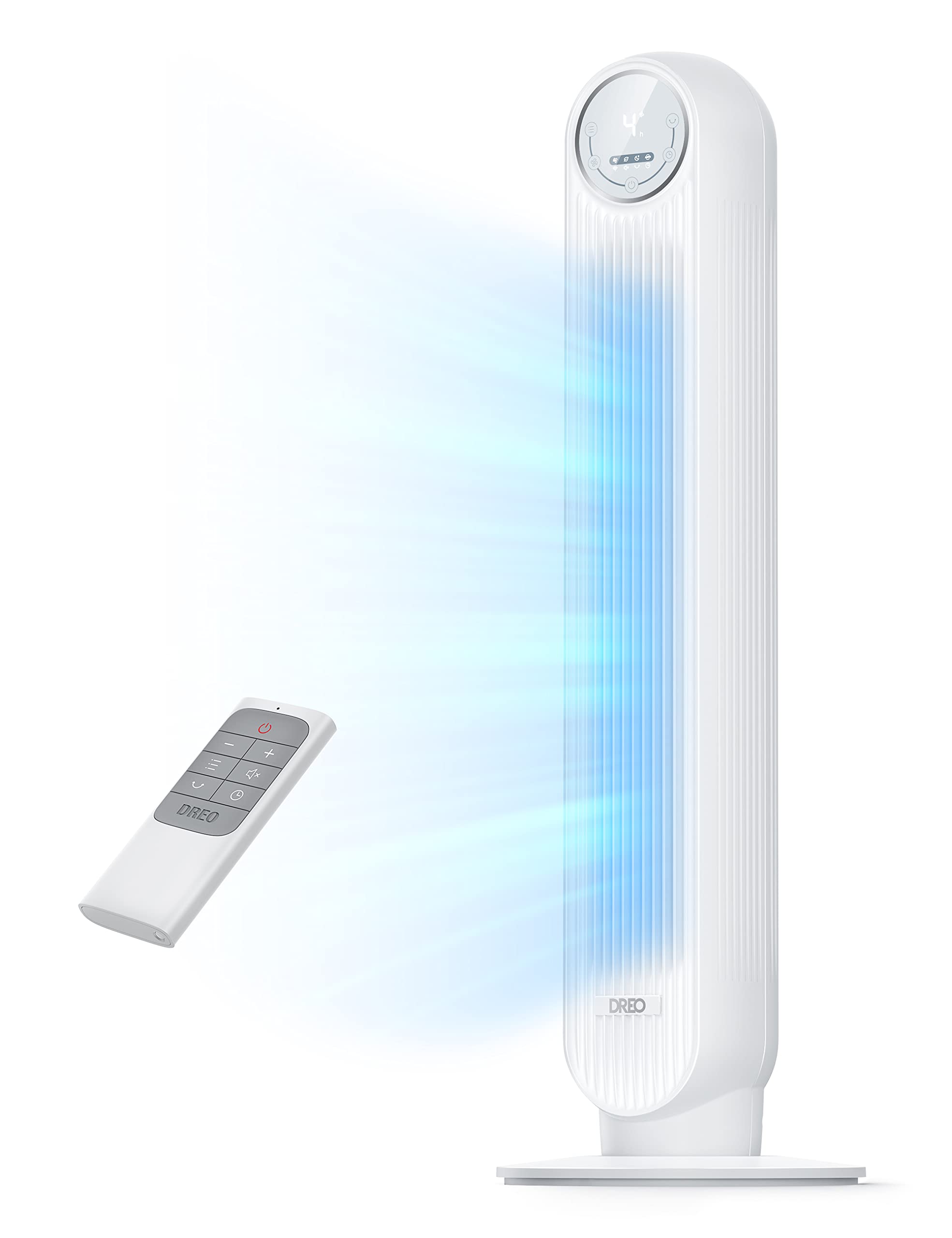 Dreo Nomad One Tower Fan Home Bedroom Fan - Quiet Cooling Fans to Circulate Air for Entire Room, Adjustable, Energy-Efficient, Portable