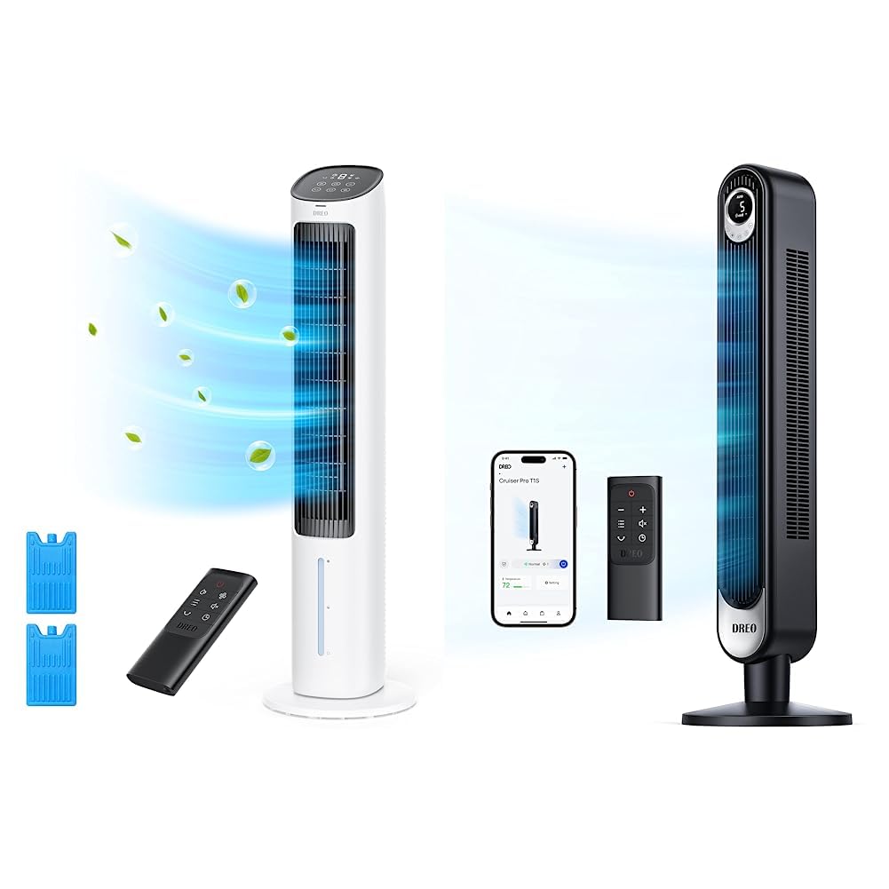 Dreo Cooling Fans and Smart Tower Fan Bundle