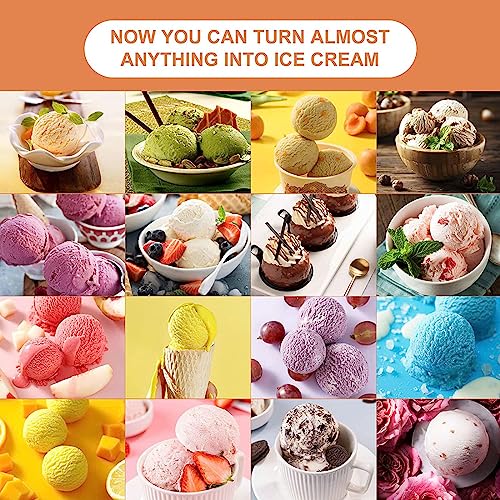 EVANEM 2/4/6PCS Creami Deluxe Pints, for Creami Ninja,16 OZ Pint Containers with Lids Reusable,Leaf-Proof for NC301 NC300 NC299AM Series Ice Cream Maker,Blue-2PCS