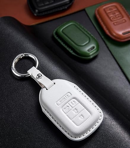 CROWEIPT for Honda Key Fob Cover Car Key case Holder Key Chain Protector Compatible with Pilot 2016-2018, CRV 2017-2018 Accessories