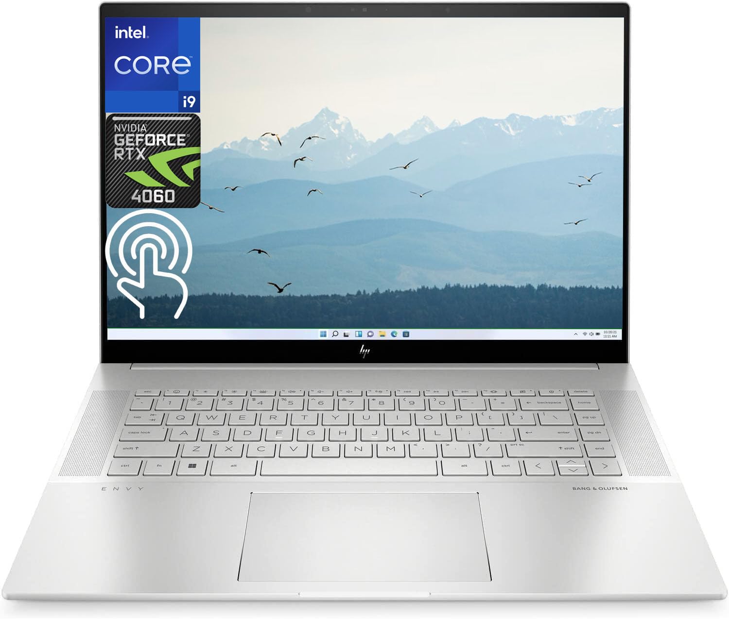 HP Envy 16 Touchscreen Gaming Laptop 2023, 16” 2K WQXGA Display, Intel Core i9 13900H(up to 5.4GHz, 14 cores), NVIDIA GeForce RTX 4060, 64GB DDR5 RAM, 2TB SSD, Backlit Keyboard, Windows 11 Home