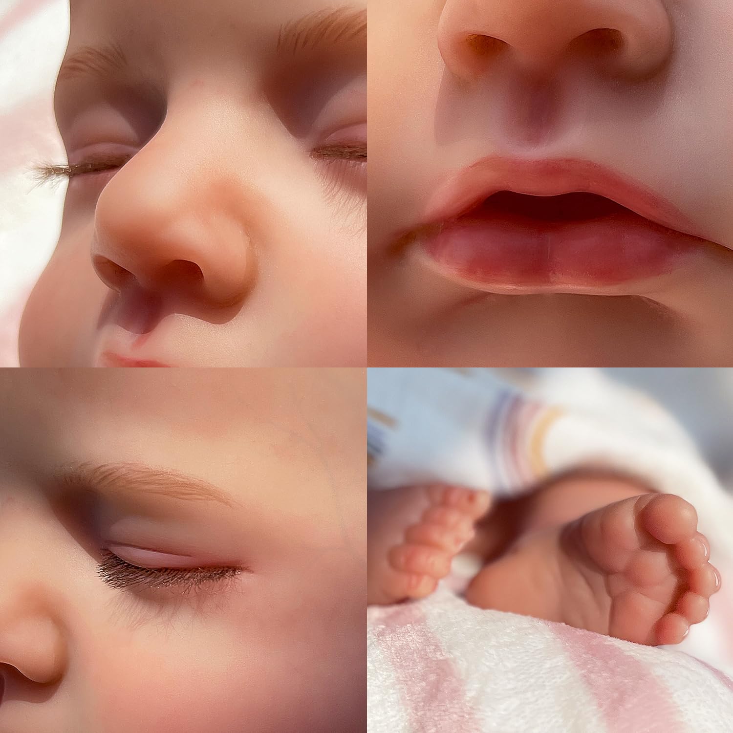 Kaydora Realistic Reborn Baby Dolls - 20 Inch Sleeping Soft Weighted Reborn Doll, Lifelike Handmade Newborn Baby Doll, Advanced Painted Gift Set for Kids Age 3+