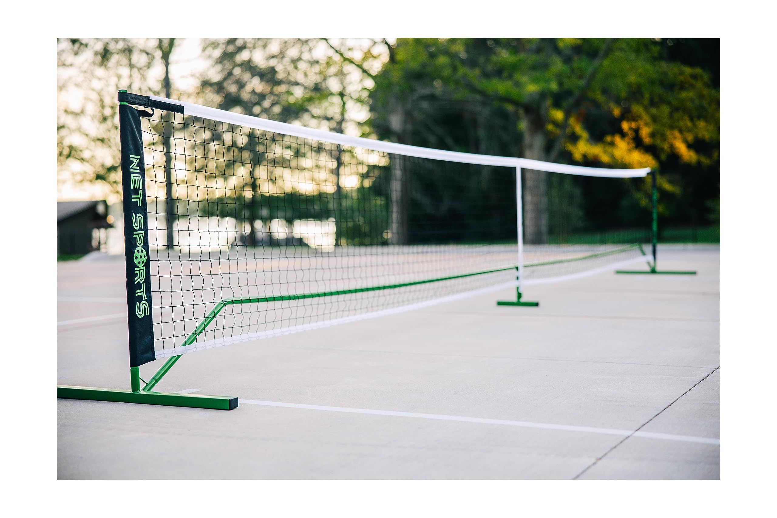 Net Sports Portable Pickleball Net Regulation Size 22 FT Pickle Ball Net for Driveway | Carry Pickleball Bag Nets and Accessories | Outdoor Pickleball Training Aids and Practice w/Easy Instructions