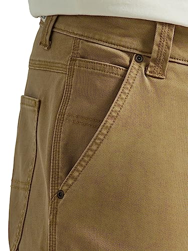 Lee Men's Legendary Workwear Carpenter Jean, Dark Khaki, 35W x 30L