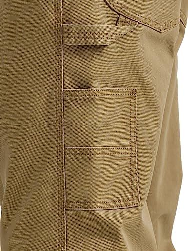 Lee Men's Legendary Workwear Carpenter Jean, Dark Khaki, 35W x 30L