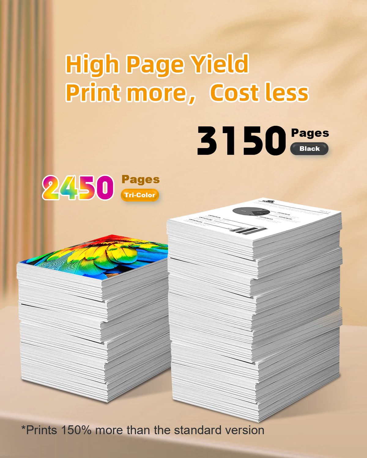 206X Toner Cartridges 4 Pack High Yield (with Chip) Compatible Replacement for HP 206X W2110X 206A W2110A Set Work with HP Color Laserjet Pro MFP M283fdw M283cdw M255dw M283 M255 Printer
