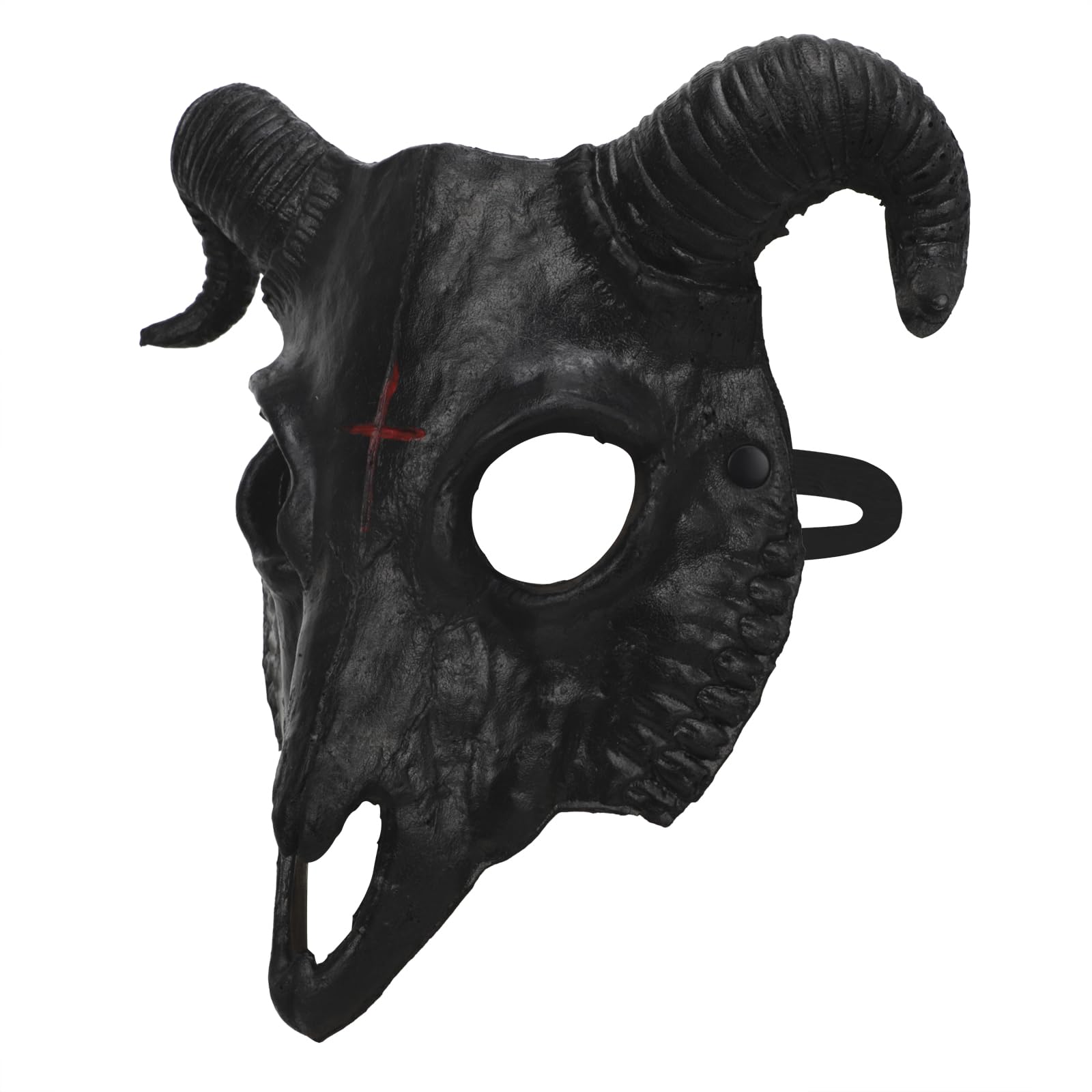 Masquerade Goat Mask Halloween Fox Mask Cosplay Costume Half Face Animal Furry Party Christmas Eye Cat Masks Easter Half-Face Mardi Gras Masks