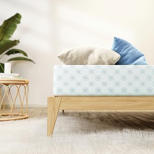 Sleephome 6” Full Mattress – Cooling Gel Memory Foam, Breathable & Pressure-Relieving, Medium Firm Support, Mattress in a Box