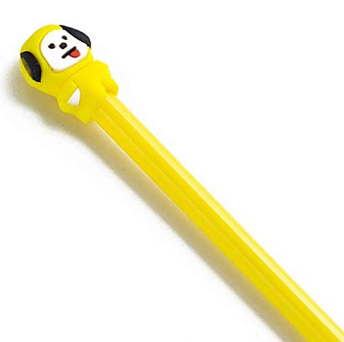 BTS Cartoon Animal Pens Black Ink Writing Pen Set Plastic Creative Gel Pens Office School Children Gift Stationery Supplies Set(8PCS)
