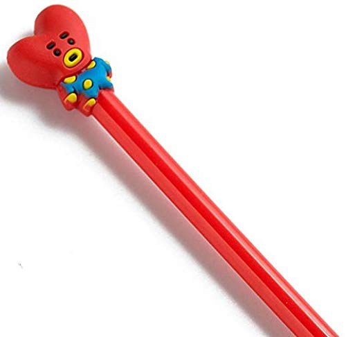 BTS Cartoon Animal Pens Black Ink Writing Pen Set Plastic Creative Gel Pens Office School Children Gift Stationery Supplies Set(8PCS)