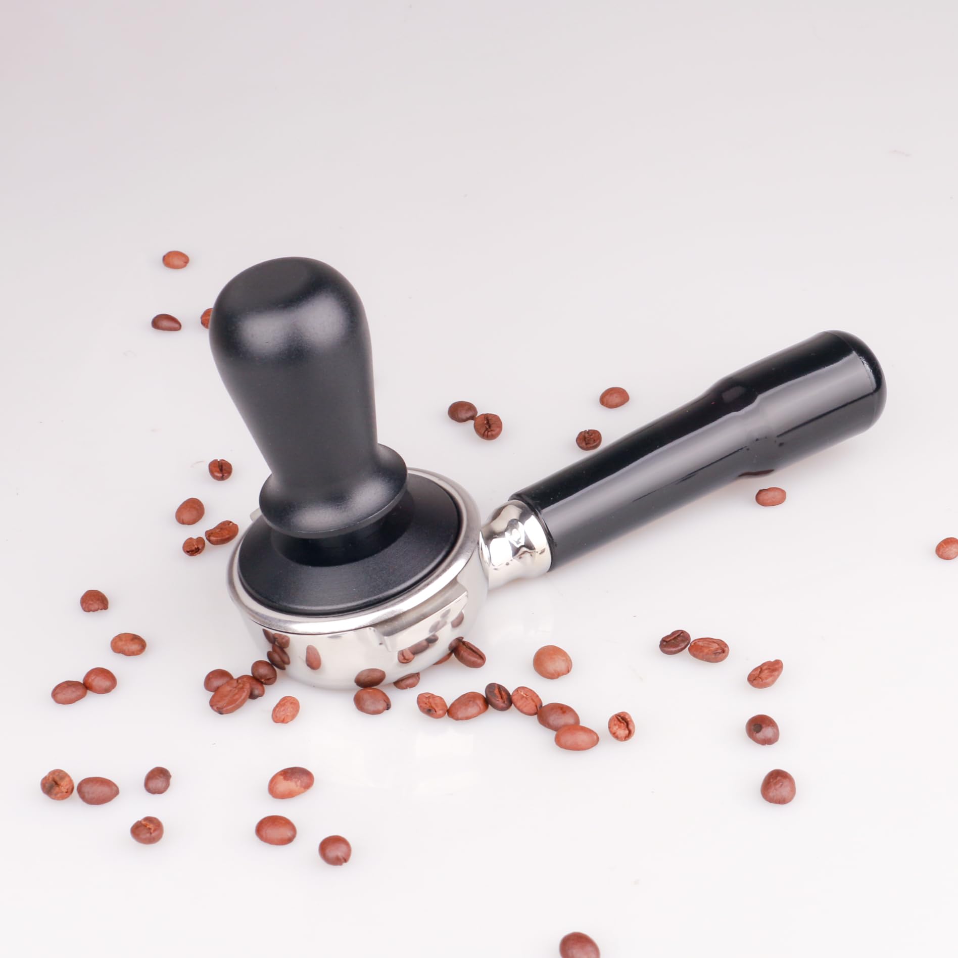 omgogo 53mm Espresso Tamper, Premium Barista Coffee Tamper with Calibrated Spring Loaded, 100% Stainless Steel