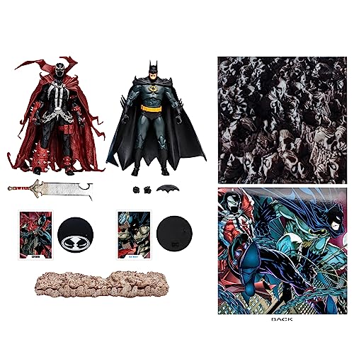 McFarlane Toys - DC Multiverse Batman & Spawn (Based on Comics by Todd McFarlane) 7in Action Figure 2pk