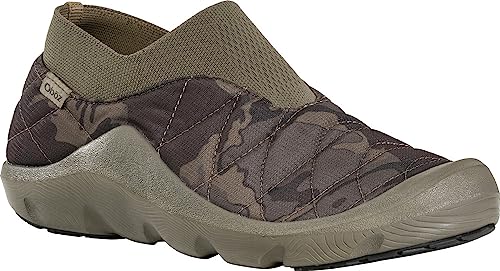 Oboz Unisex Whakatā Puffy Low Print Boot, Camo (Women's 14 / Men's 12)