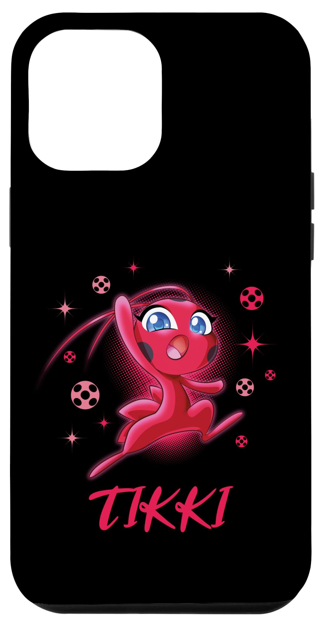 iPhone 14 Pro Max Miraculous Ladybug Kwamis Collection with Tikki Case
