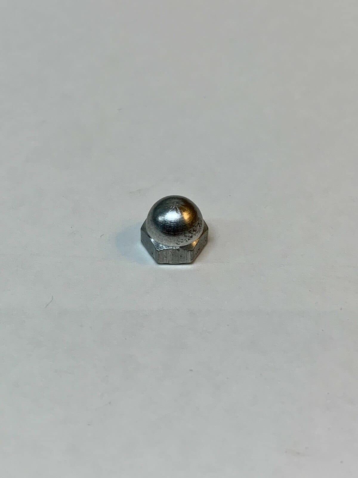 (100) 10-32 Acorn Cap Hex Nuts Aluminum Bolt Thread Cover Smooth Rounded #10/32