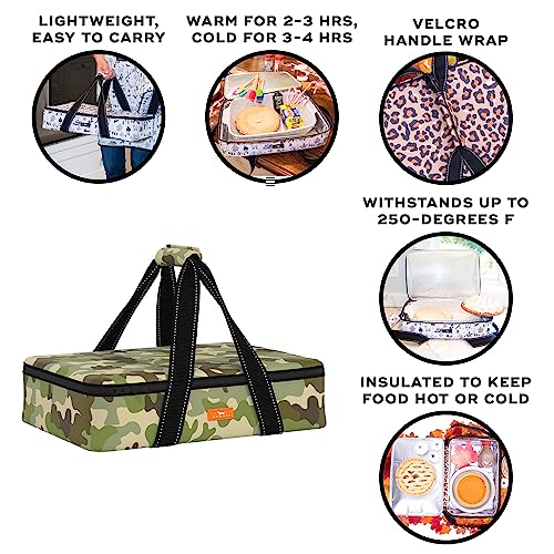 SCOUT Hot Date, Insulated Casserole Carrier for Hot/Cold Food, Fits 13x9 Dish