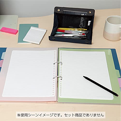 Kokuyo Campus Todai Series Pre-Dotted Loose Leaf Paper for Binders - B5 (6.9" X 9.8") - 6 mm Rule - 36 Lines X 100 Sheets - 26 Holes (Japan Import)